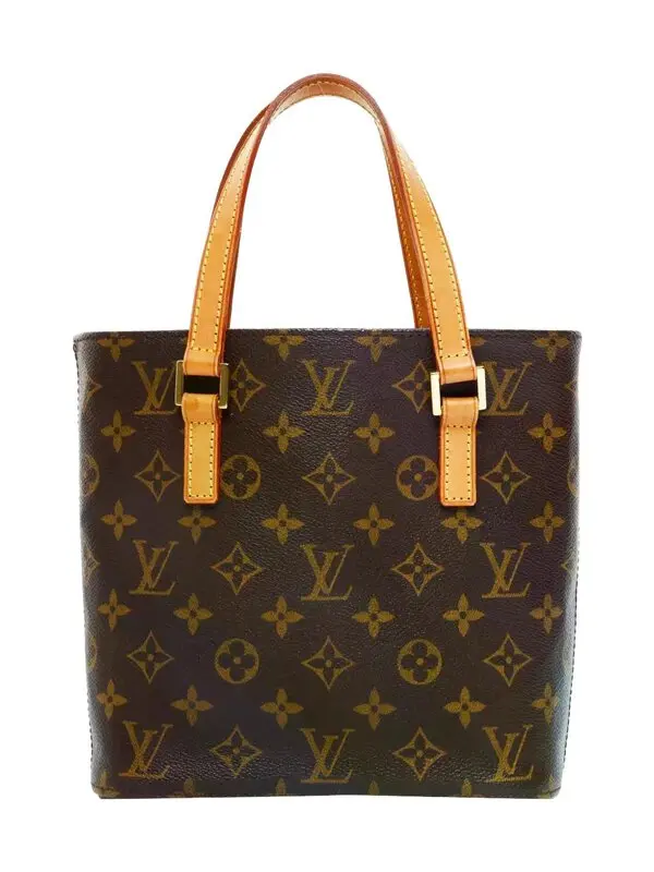 LOUIS VUITTON 2001 Monogram Pattern Vavin Pm Handbag - Brown