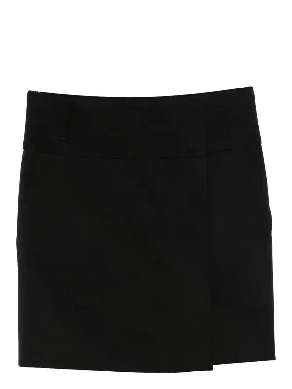 Gucci 2000s Wool Mini Skirt - Black