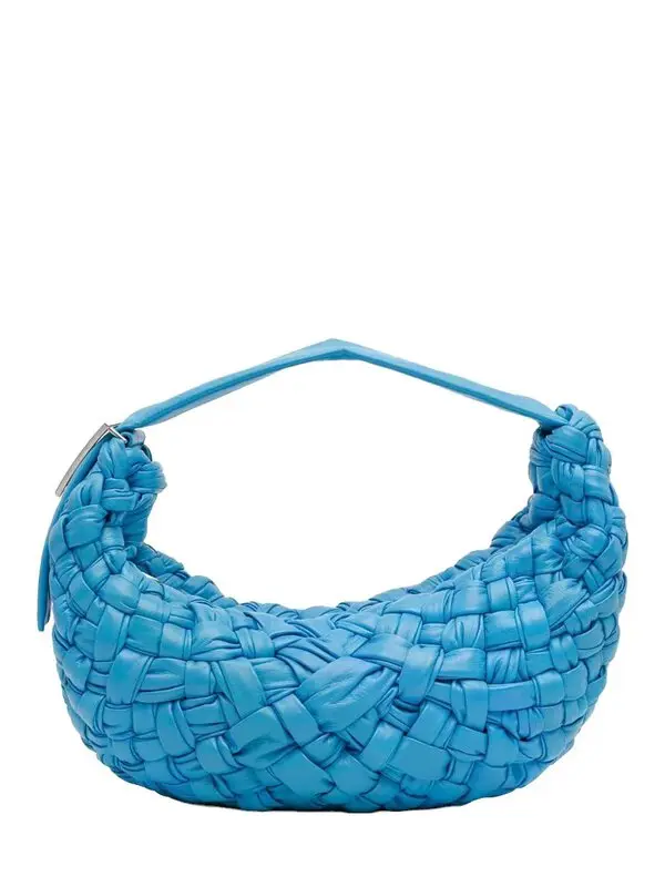 Bottega Veneta 2012-2023 Intrecciato Banana Hobo Bag - Blue