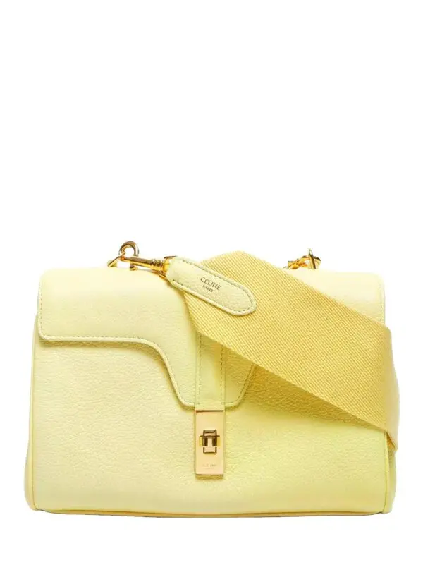 Celine Teen Soft Shoulder Bag - Yellow