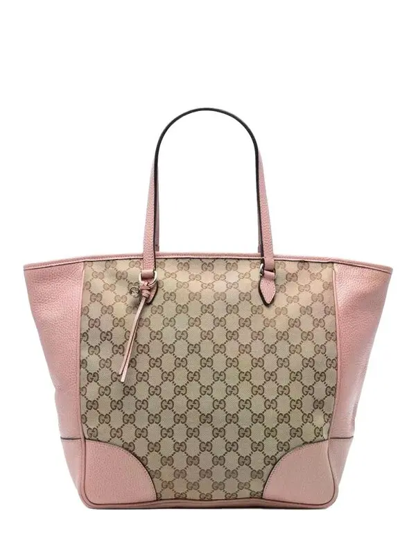Gucci Gg Canvas Bree Tote Bag - Brown