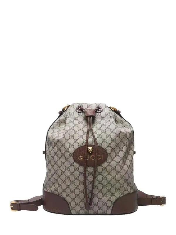 Gucci 2000s Gg Canvas Backpack - Brown