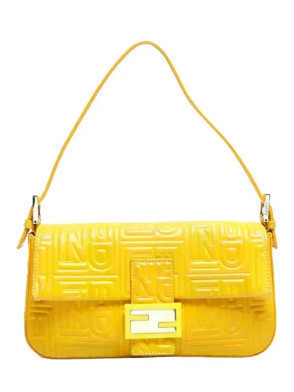 Fendi 2010 Baguette Shoulder Bag - Yellow