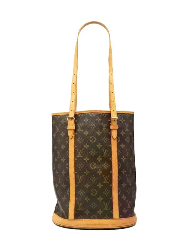 LOUIS VUITTON 2004 Monogram Gm Bucket Bag - Brown