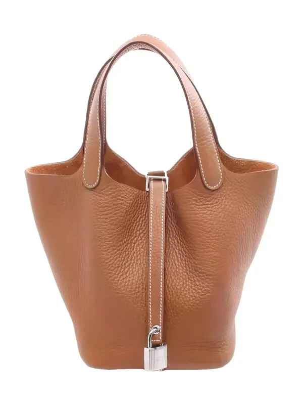 Hermès Picotin Lock Pm Clemence Tote Bag - Brown