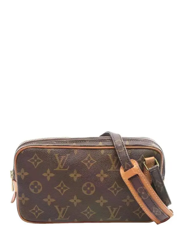 LOUIS VUITTON 1990 Marly Monogram Bandouliere - Brown
