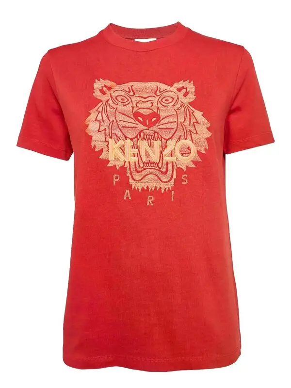 Kenzo Tiger Logo T-shirt - Red