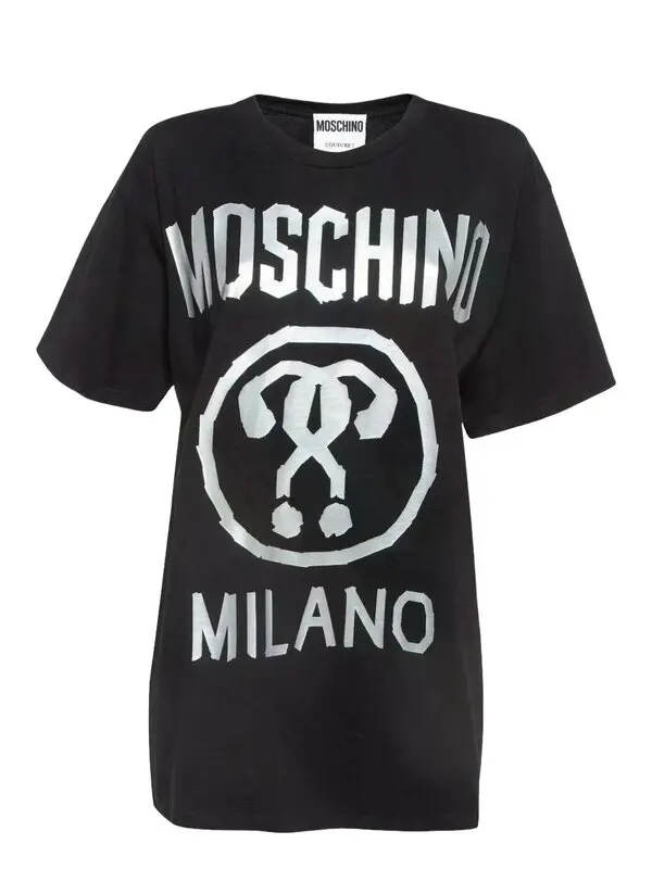 Moschino Logo-print T-shirt - Black