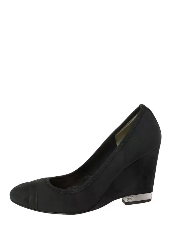 Tory Burch 90mm Wedge Pumps - Black