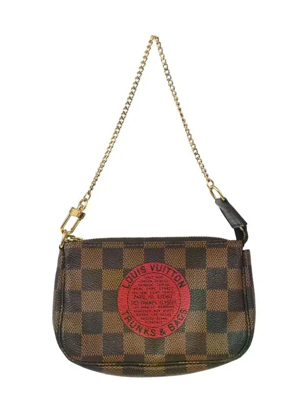 LOUIS VUITTON 2008 Mini Pochette Accessoires - Brown