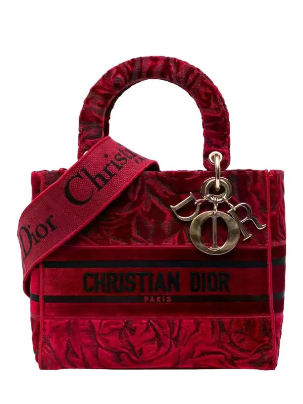 Dior Lady D-lite Satchel - Red