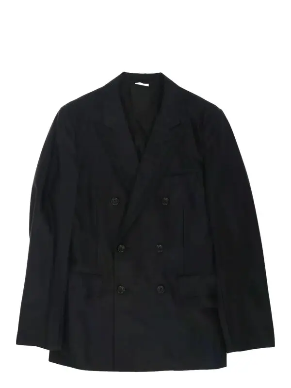 Comme Des Garçons 2010s Double-breasted Blazer - Blue