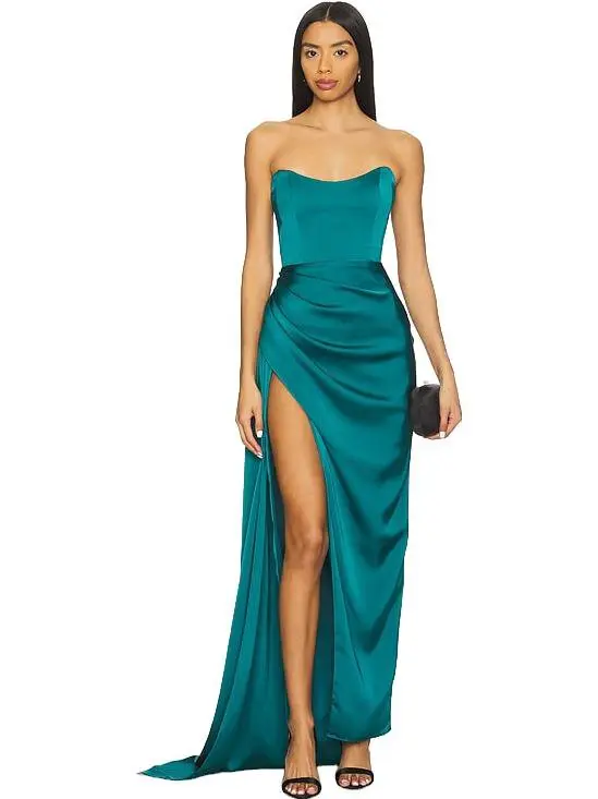 Katie May Bita Gown - Teal Green