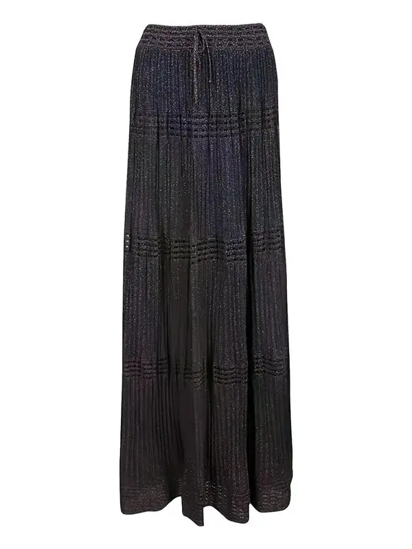 Missoni Fine-knit Maxi Skirt - Purple