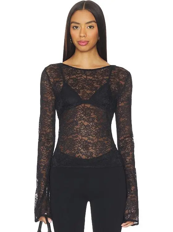 LAMARQUE Amelia Top - Black
