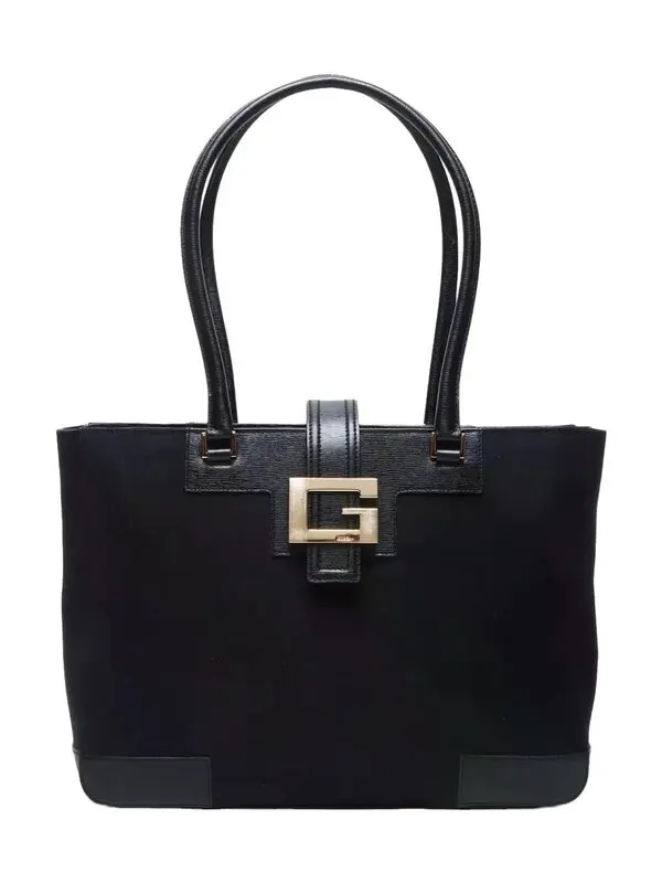 Gucci Logo-plaque Tote Bag - Black