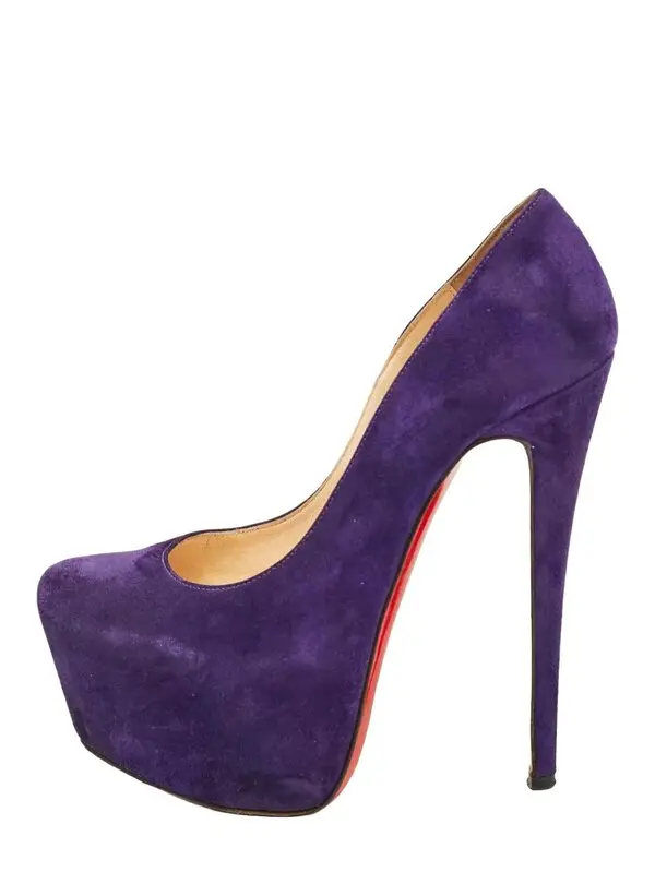 CHRISTIAN LOUBOUTIN 160mm Leather Heeled Pumps - Purple