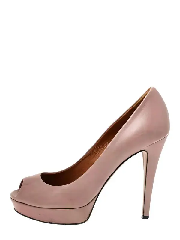 Gucci 120mm Leather Pumps - Pink