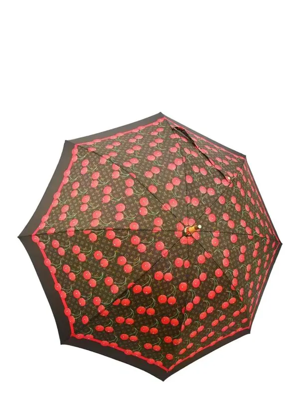 LOUIS VUITTON 1990-2000 Cherry Parapluie Umbrella - Brown