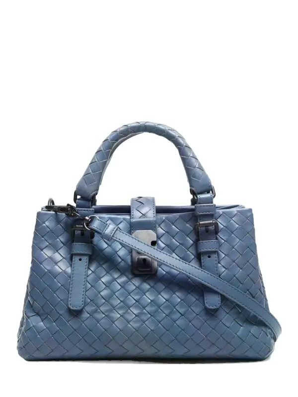 Bottega Veneta 2010-2020 Intrecciato Roma Tote Bag - Grey