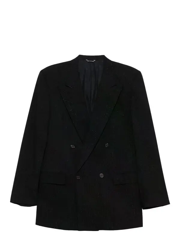 Dior 1990s Pinstripe Blazer - Blue