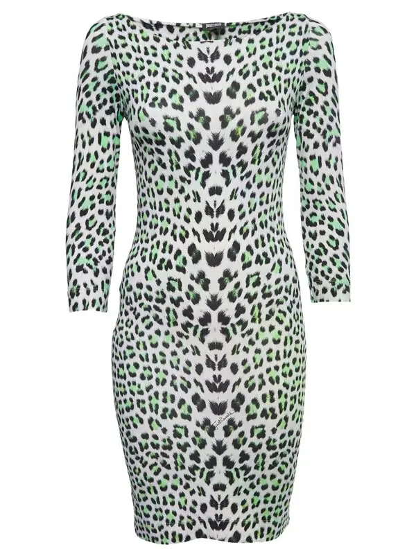 Just Cavalli Vintage Leopard-print Dress - White