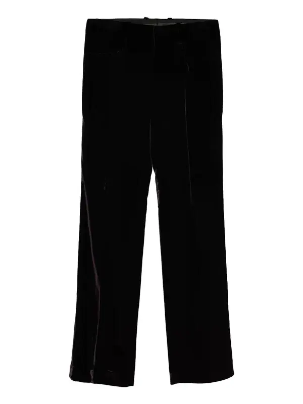 Gucci 2000s Velvet Trousers - Purple