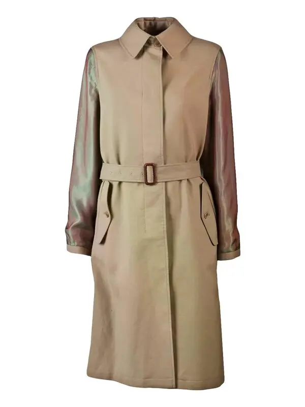 Maison Martin Margiela Iridescent Sleeve Coat - Neutrals