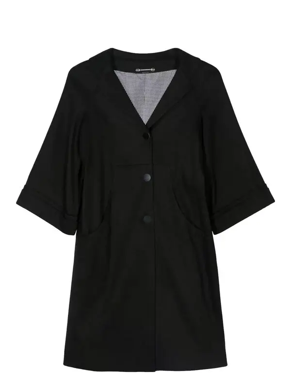 Gucci Single-breasted Coat - Black