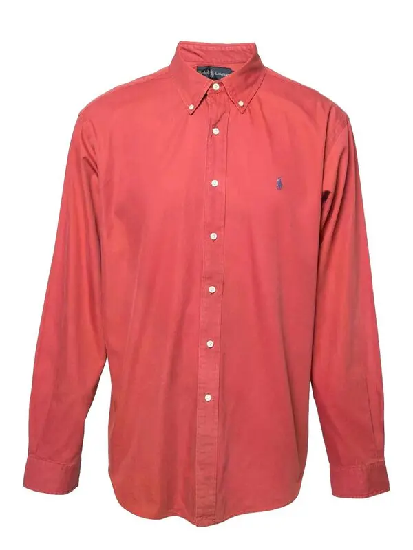 Polo Ralph Lauren Pre-owned Embroidered-logo Shirt - Red