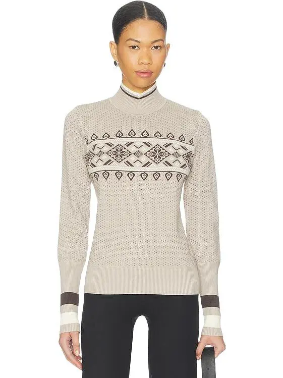 ALP N ROCK Holly Mock Neck Sweater - Stone