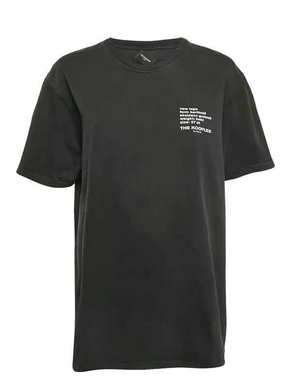 The Kooples Logo-print T-shirt - Black