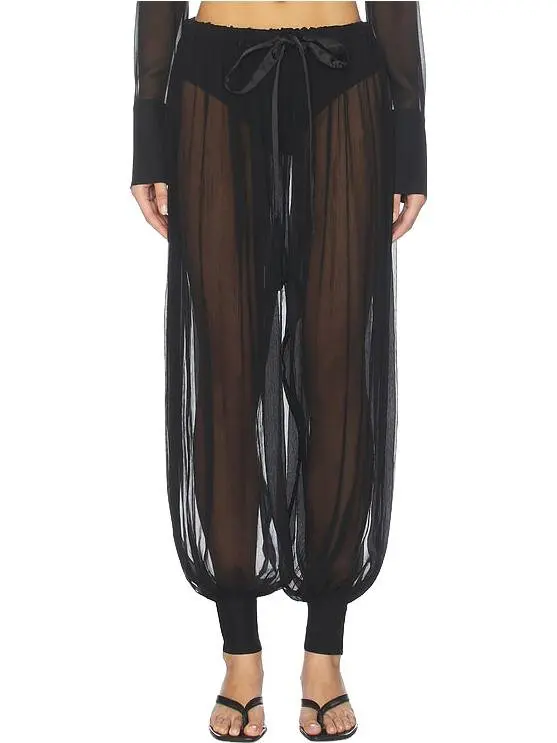 Kenzo Transparent Balloon Pants - Black