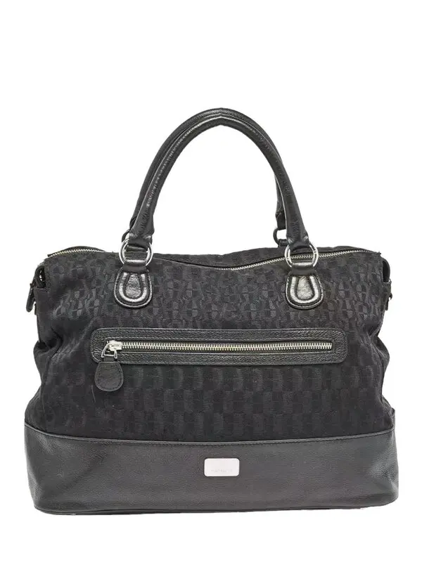 AIGNER Monogram Tote Bag - Black