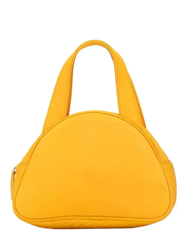 Saint Laurent 20th Century Nylon Logo Handbag - Yellow