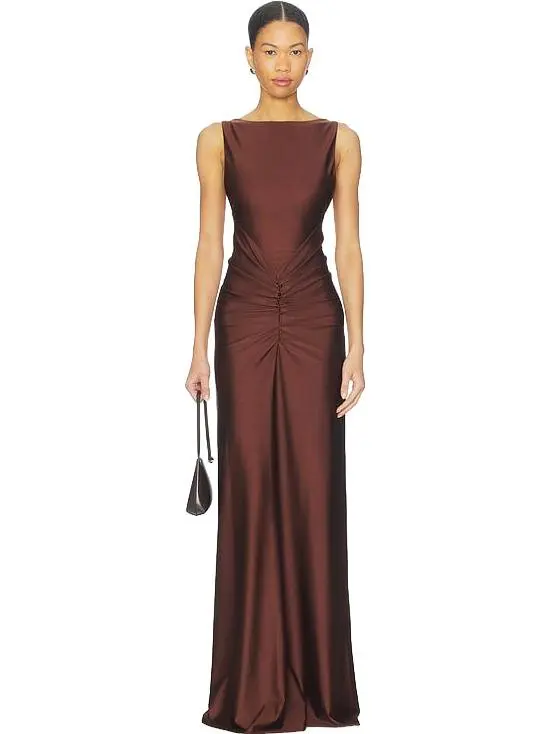 Nbd Shilpa Gown - Brown