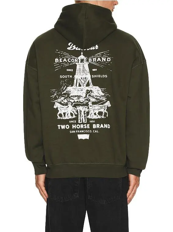 Barbour X Levi's Graphic Hoodie - Rosin