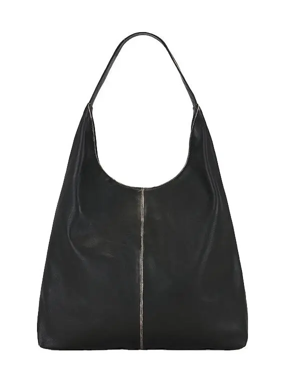 ST. AGNI Brushed Large Tote - Black