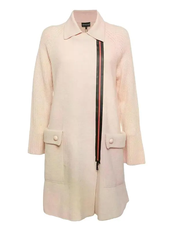 Emporio Armani 2024 Knit Coat - Pink