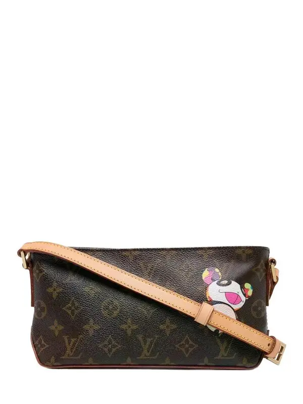 LOUIS VUITTON X Takashi Murakami Monogram Panda Trotteur Crossbody Bag - Brown