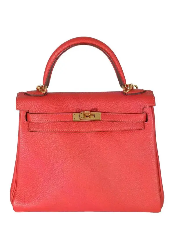 Hermès 2014 Kelly 25 Handbag - Red