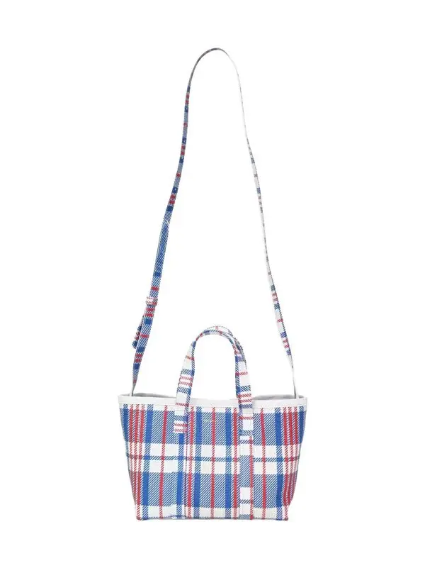 Balenciaga Patterned Tote Bag - Blue