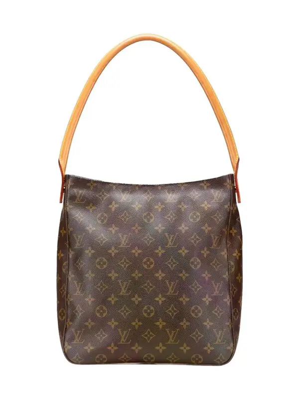 LOUIS VUITTON Monogram Looping Gm Shoulder Bag - Brown