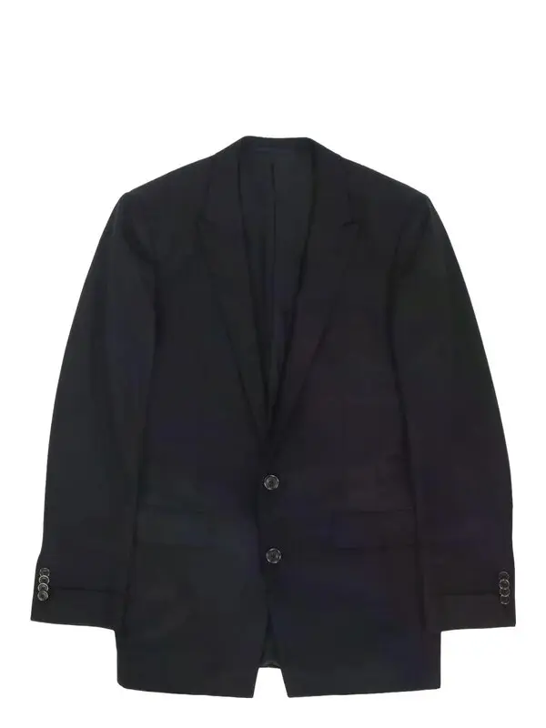 Versace 2000s Single-breasted Blazer - Blue