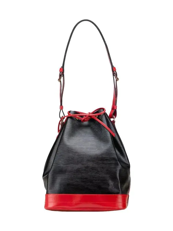 LOUIS VUITTON 1995 Epi Bicolor Noe Gm Bucket Bag - Black