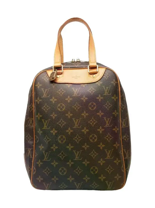 LOUIS VUITTON 2000 Monogram Excursion Handbag - Brown