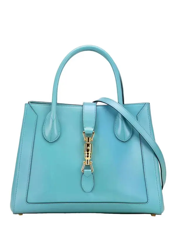 Gucci Jackie 1961 Tote Satchel - Blue