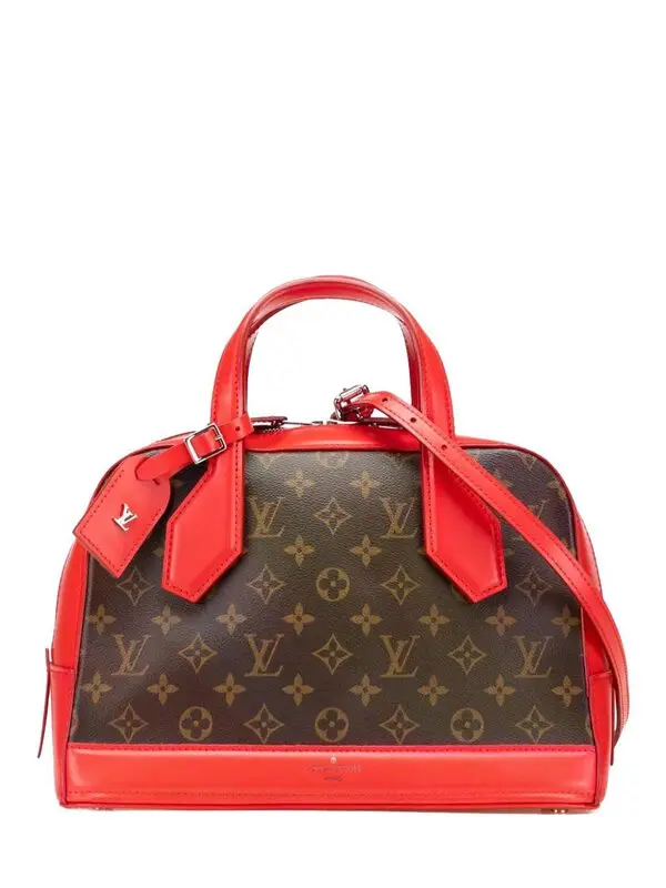 LOUIS VUITTON 2014 Monogram Dora Pm Satchel - Brown