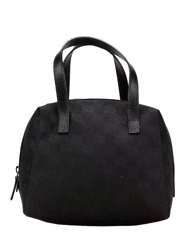 Gucci Gg Canvas Handbag - Black
