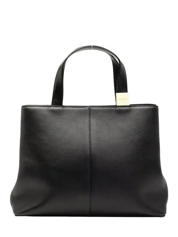 Burberry 2000-2017 Leather Tote Bag - Black